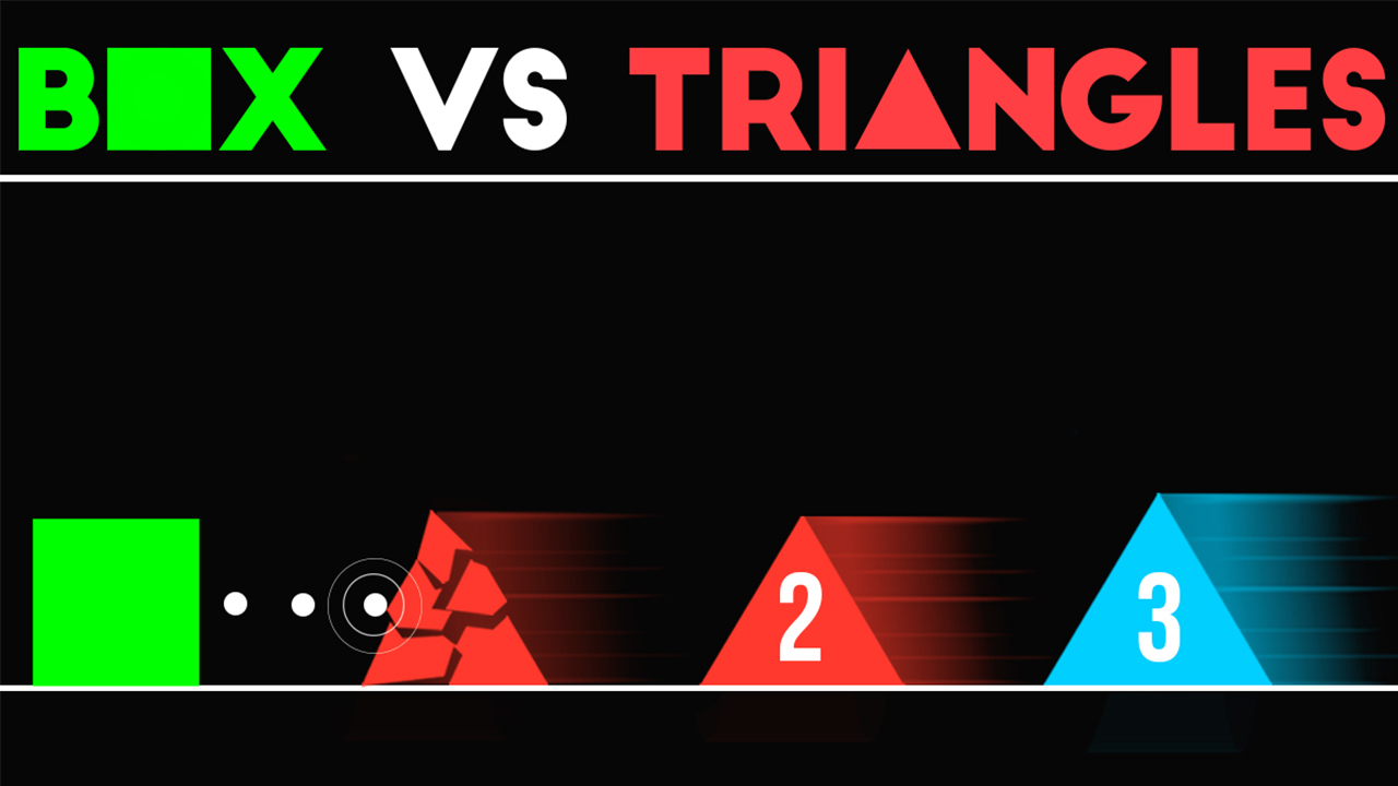 Box vs Triangles 🕹️ Joacă online pe Play123