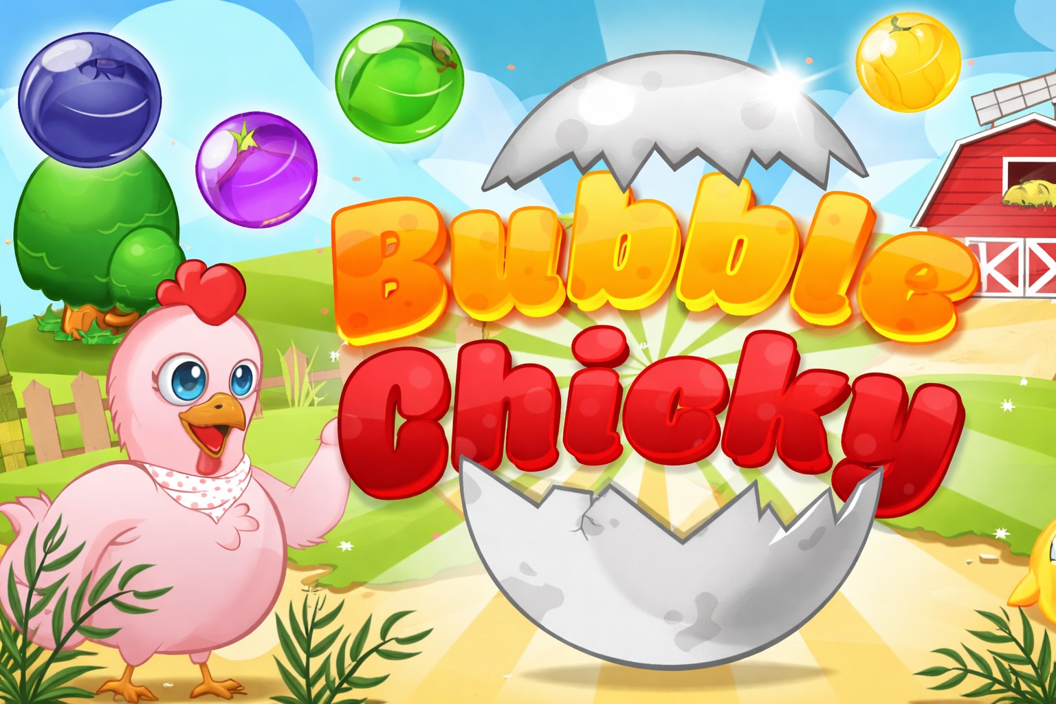 Bubble Chicky 🕹️ Joacă online pe Play123