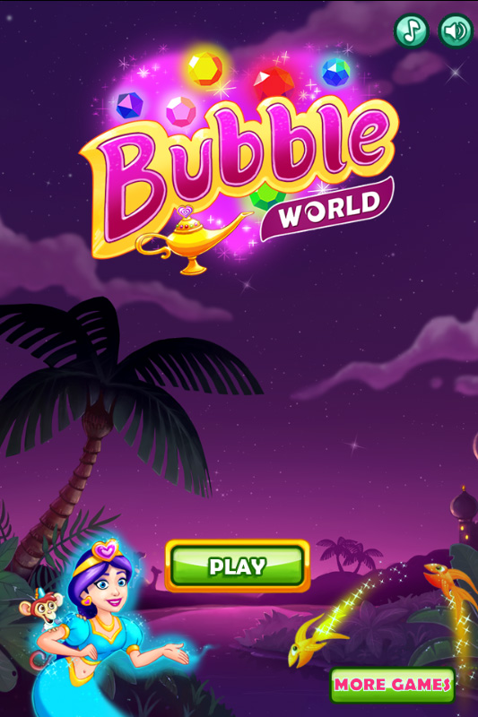 Bubble World 🕹️ Joacă online pe Play123