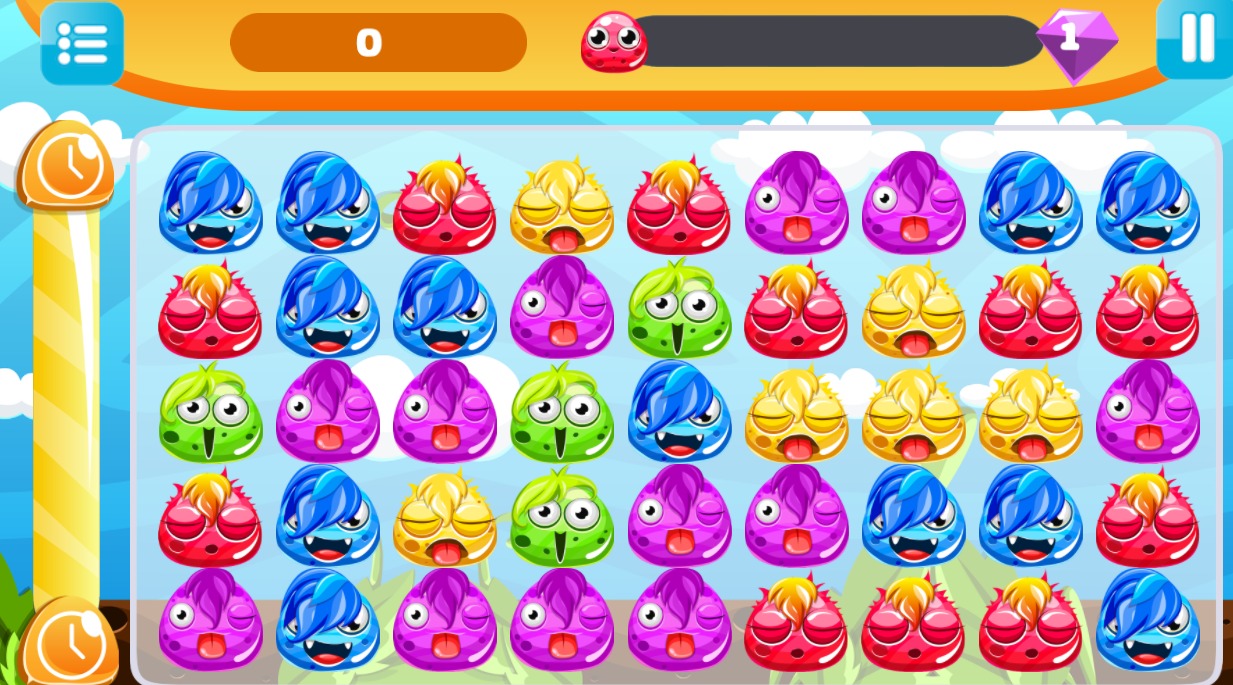 Cute Monster Bond 🕹️ Joacă online pe Play123