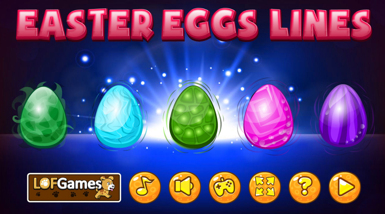 Easter Eggs Lines 🕹️ Joacă online pe Play123