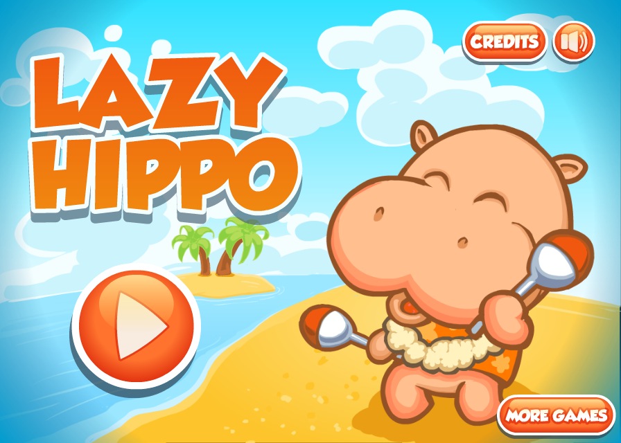Lazy Hippo 🕹️ Joacă online pe Play123