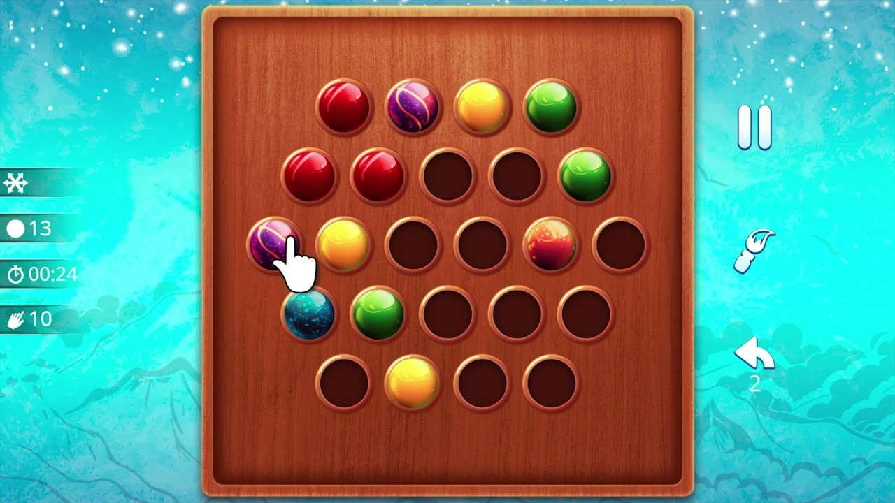 Peg Solitaire Deluxe 🕹️ Joacă online pe Play123