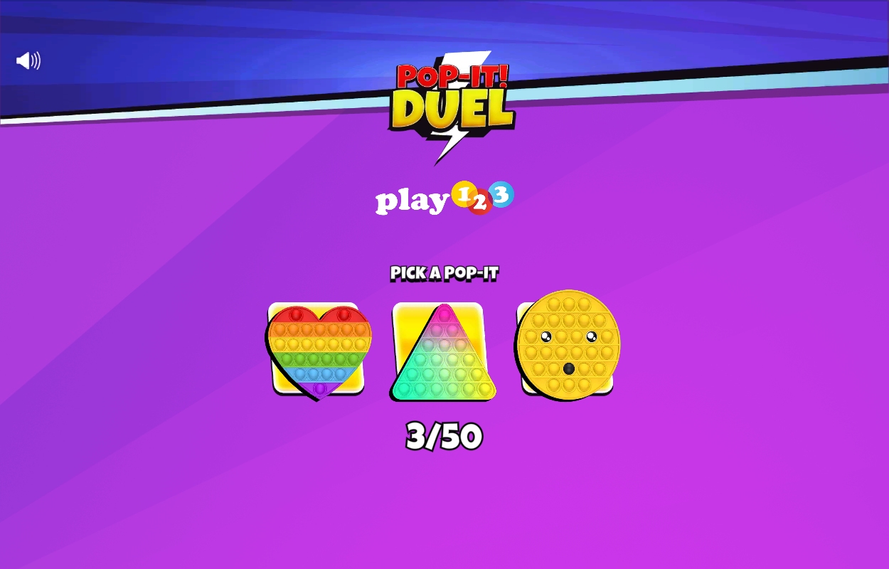 Pop It! Duel 🕹️ Joacă online pe Play123