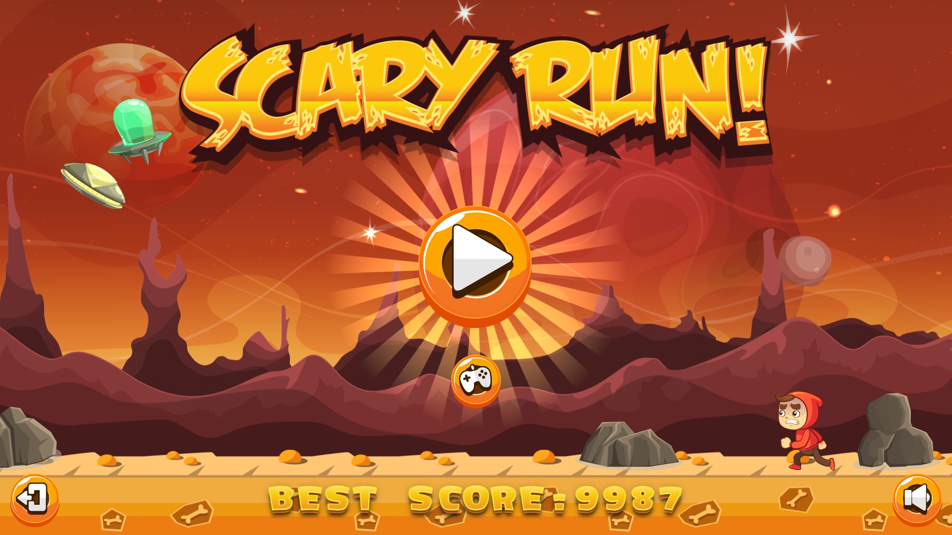 Scary Run! 🕹️ Joacă online pe Play123