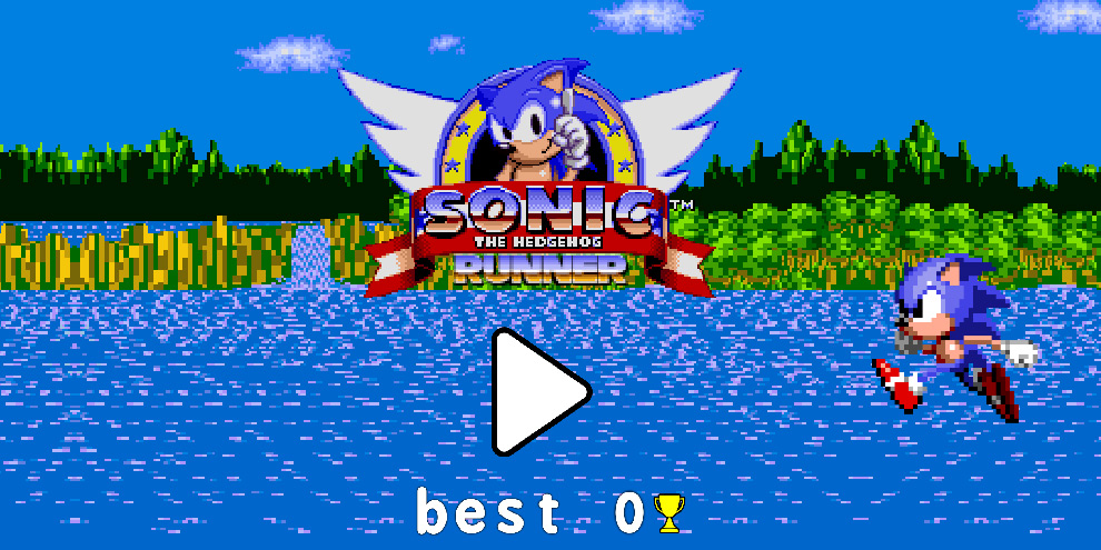 Sonic the Hedgehog Runner 🕹️ Joacă online pe Play123