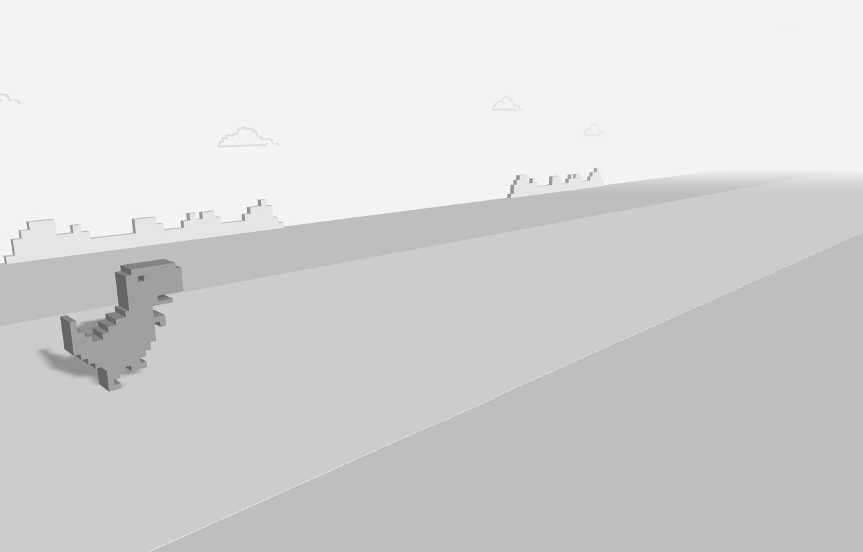T-Rex Run 3D 🕹️ Joacă online pe Play123